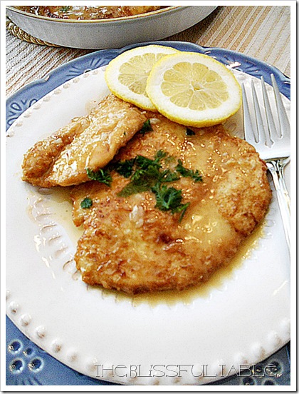 The Blissful Table: Chicken Francese